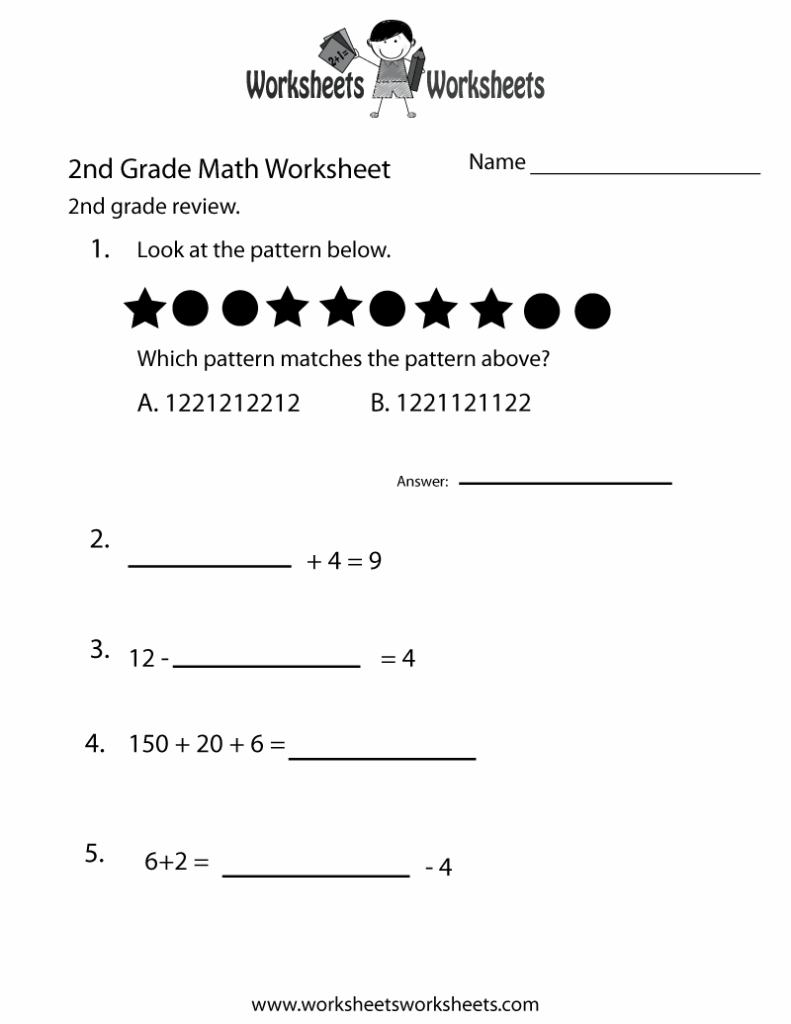 2nd Worksheets Math - Download Free Printable Templates