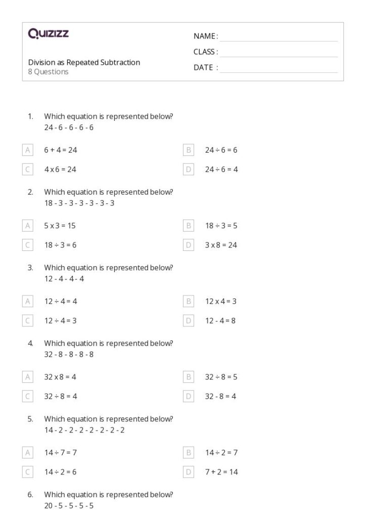 3rd Class Worksheets - Download Free Printable Templates