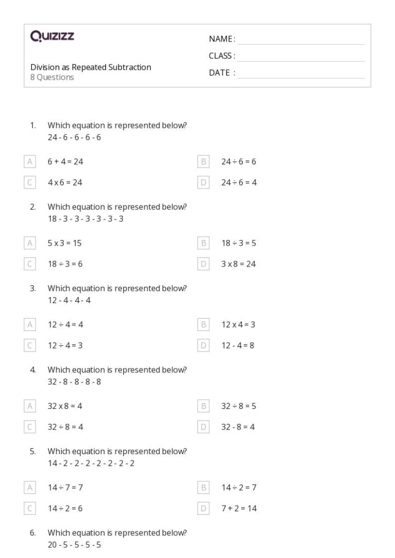 3rd Class Worksheets - Download Free Printable Templates