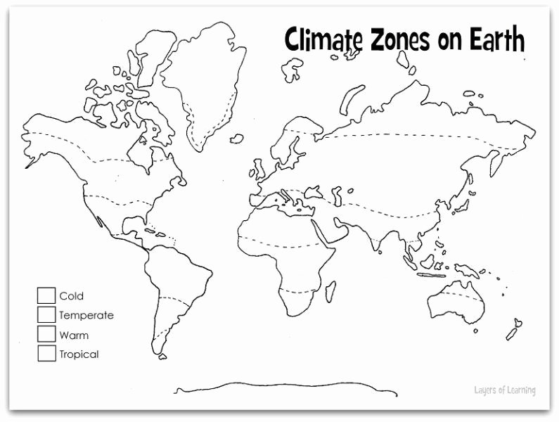 Biome Map Coloring Worksheet - Download Free Printable Templates