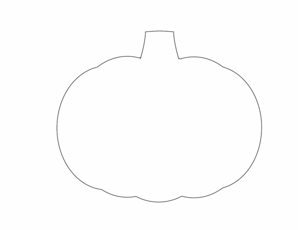 Large Pumpkin Template Free Printable - Download Free Printable Templates