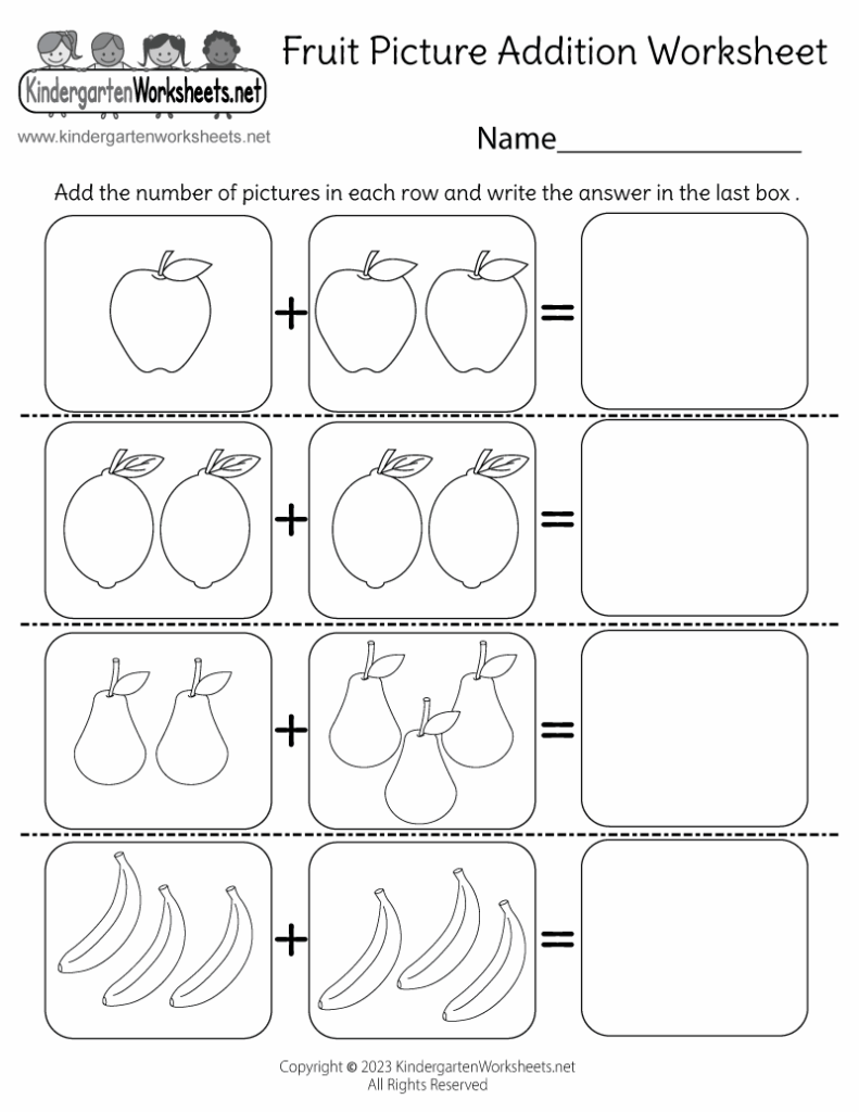 Basic Addition Worksheets - Download Free Printable Templates