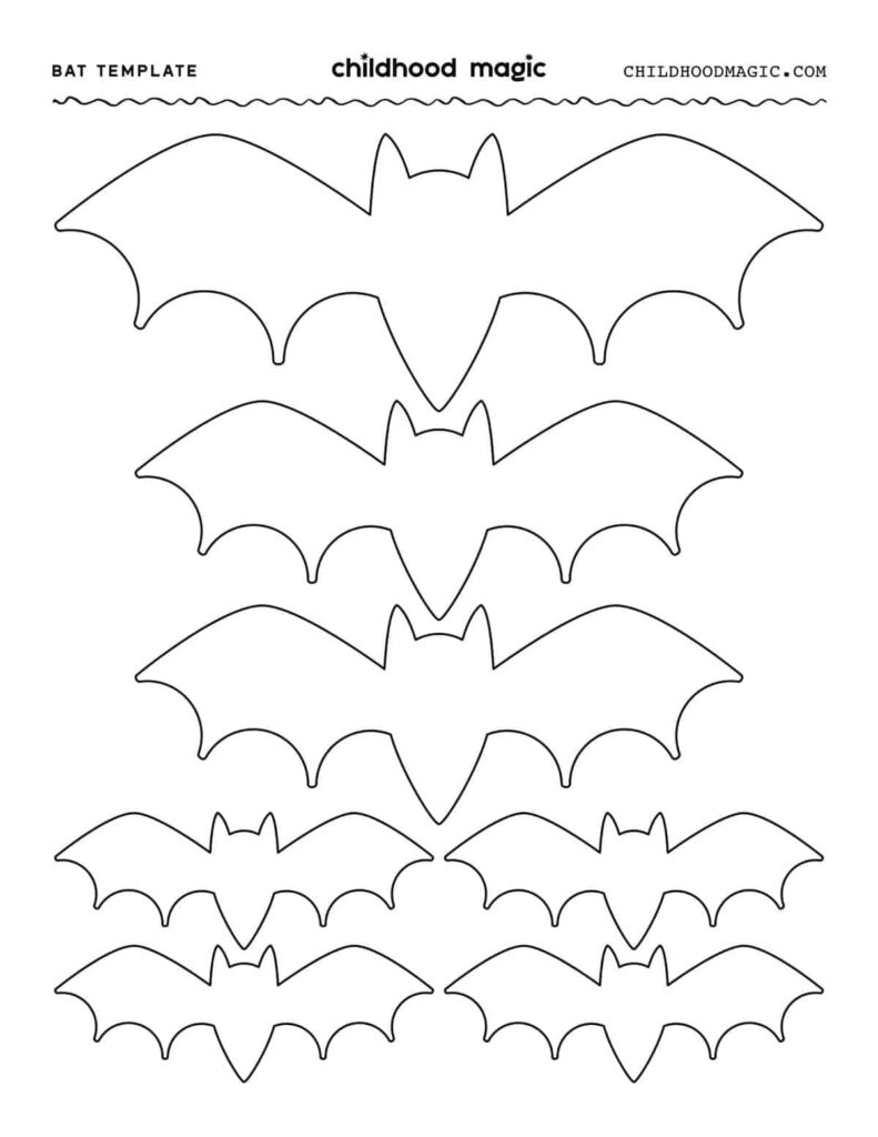 Free Printable Bat Template - Download Free Printable Templates