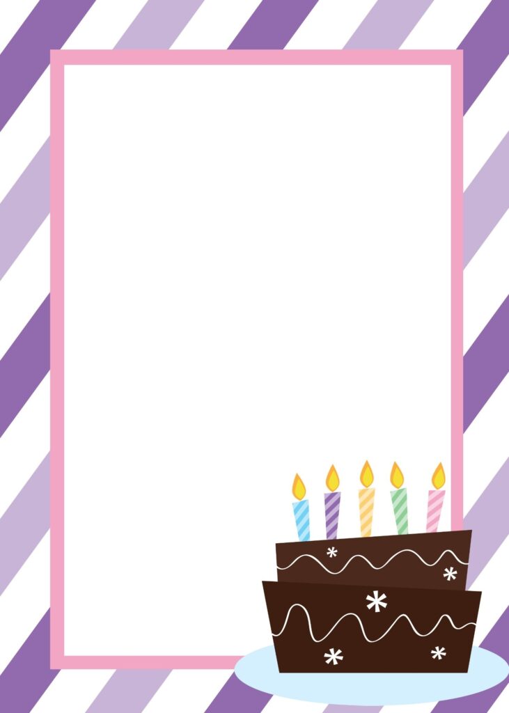 Blank Free Printable Birthday Invitation Templates - Download Free ...