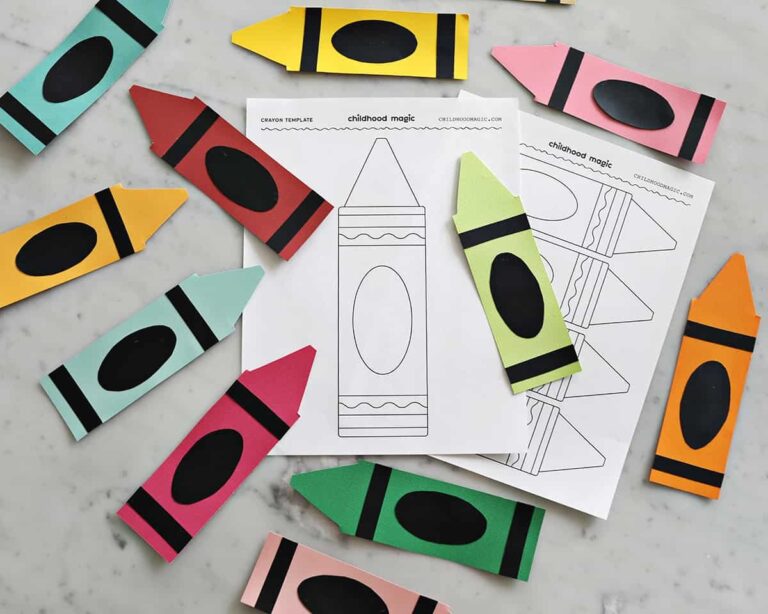 Free Printable Crayon Template - Download Free Printable Templates