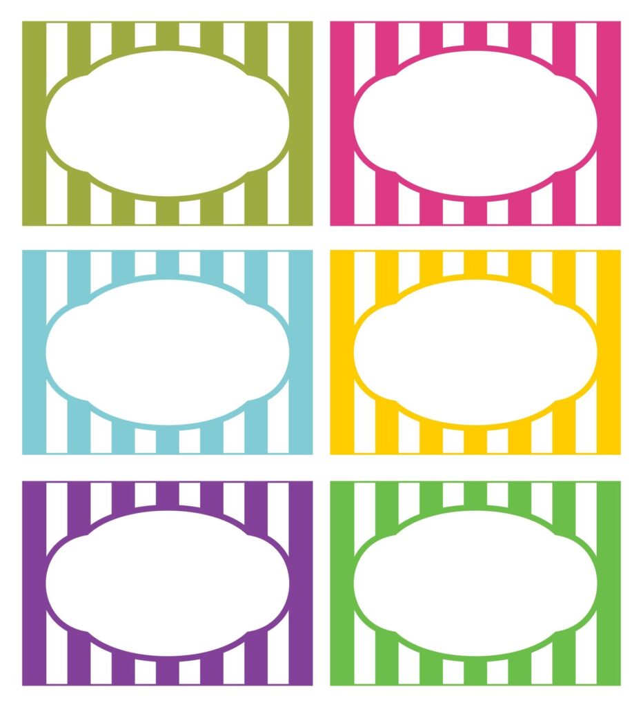 Free Printable Label Templates Editable - Download Free Printable Templates
