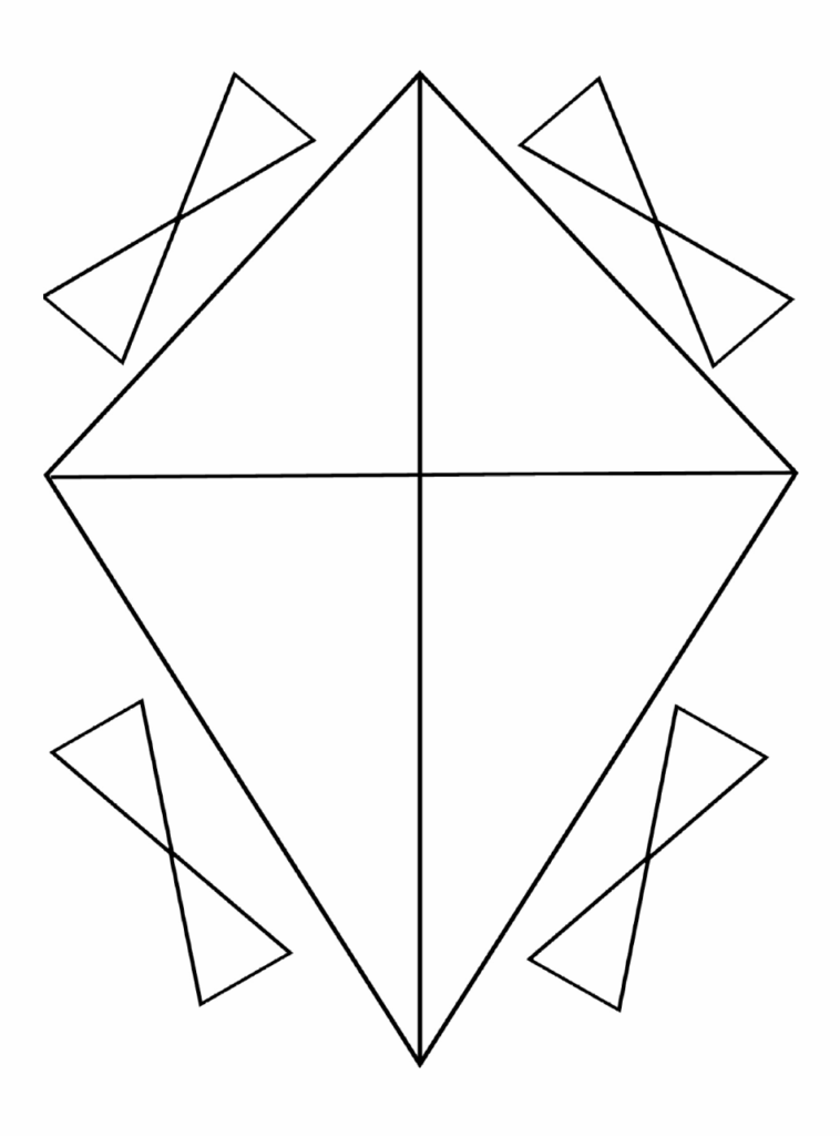 Kite Template Free Printable - Download Free Printable Templates
