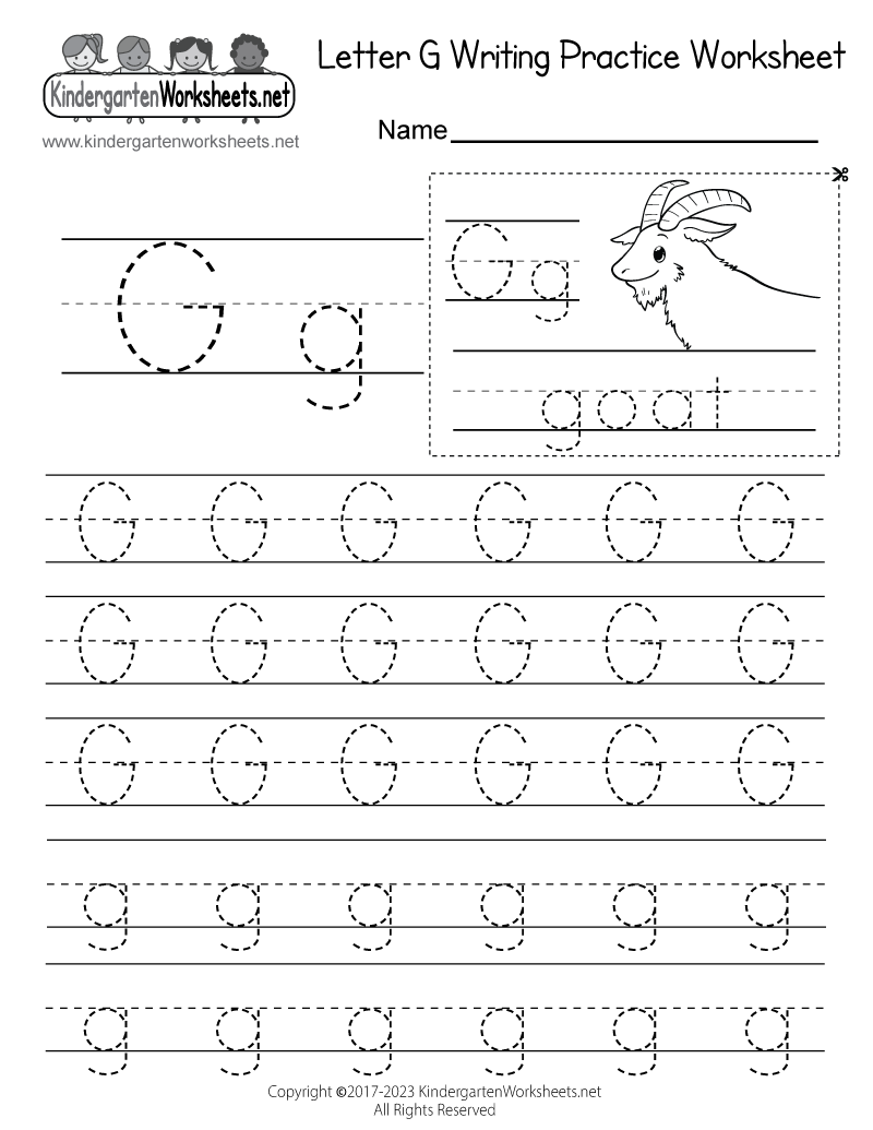 Kindergarten Letter Worksheets - Download Free Printable Templates