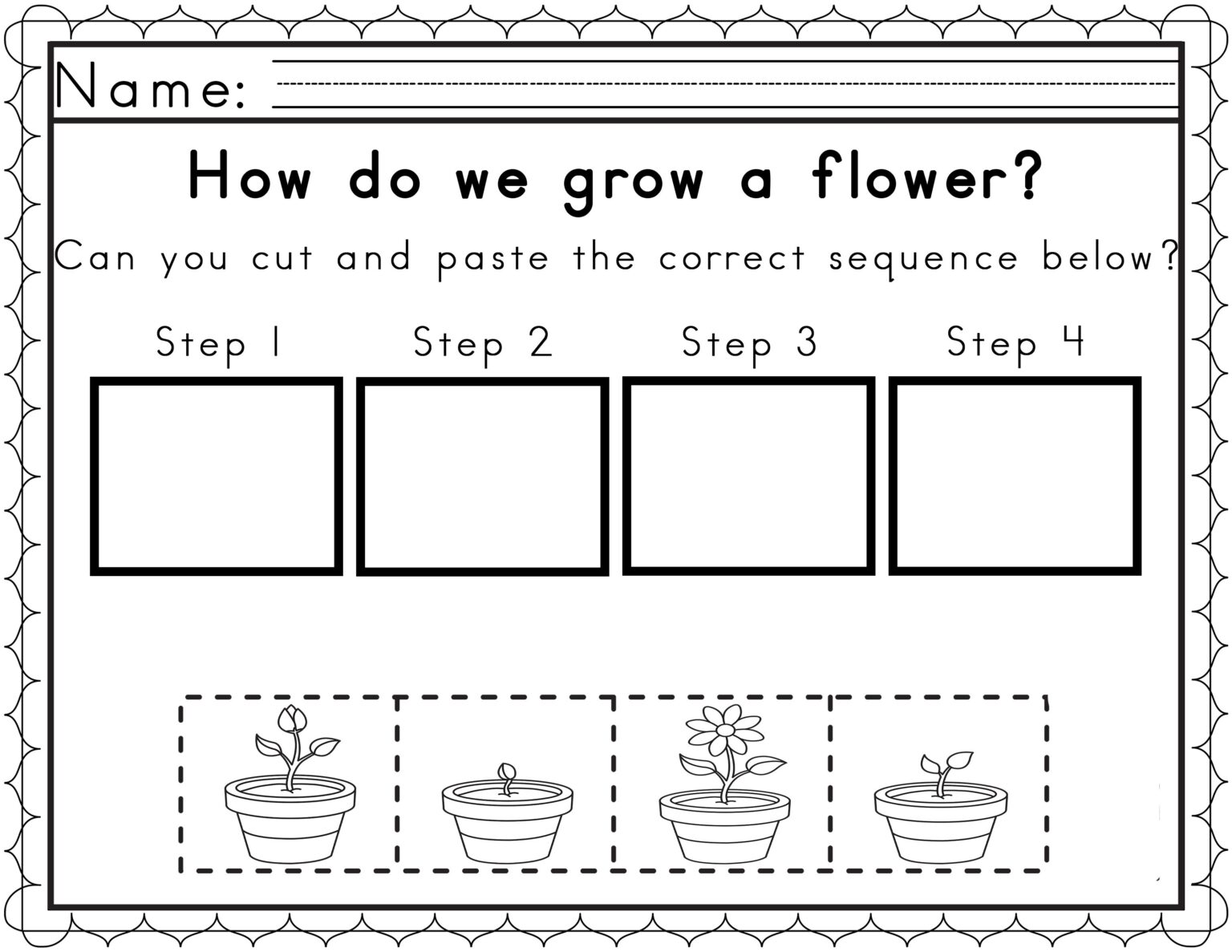Sequencing Worksheets - Download Free Printable Templates