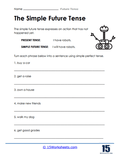 Tense Worksheet For Class 5 - Download Free Printable Templates