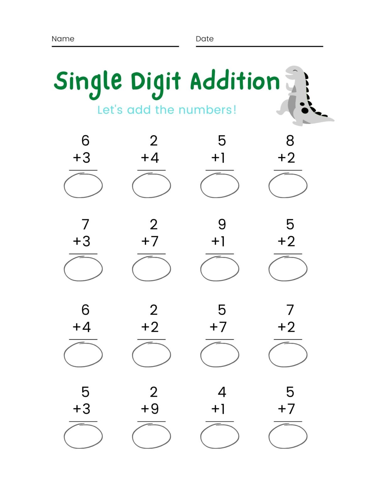 Math In Kindergarten Worksheets - Download Free Printable Templates