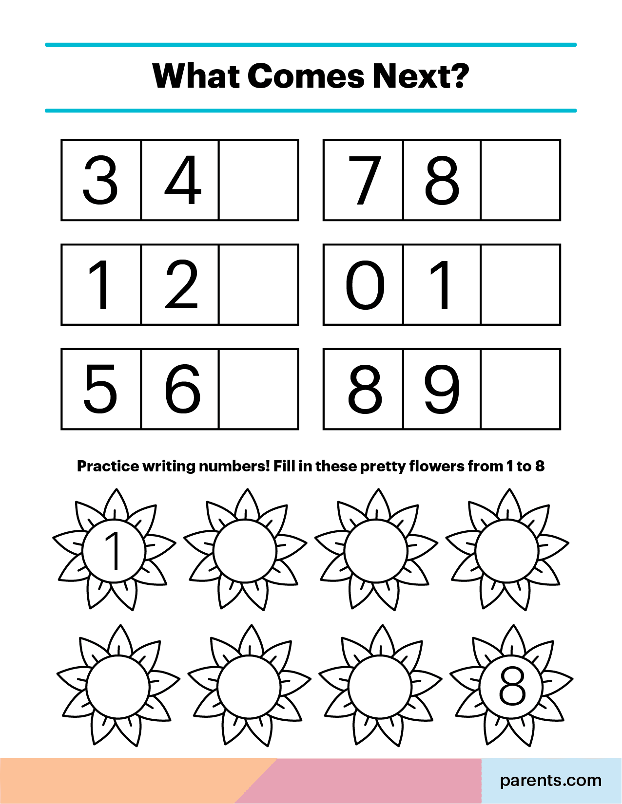 Math Kindergarten Worksheets - Download Free Printable Templates