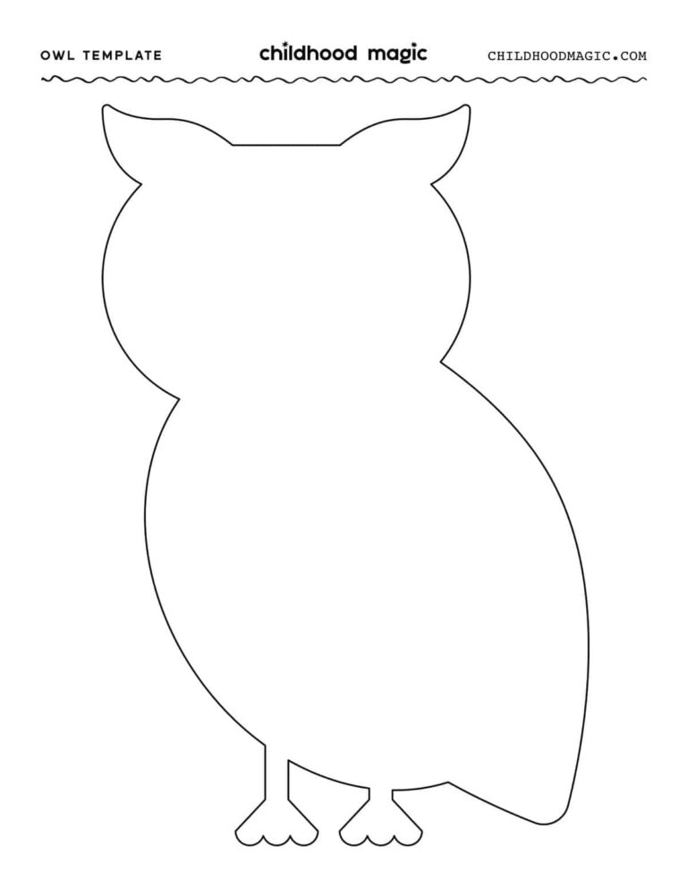 Free Owl Printable Template - Download Free Printable Templates