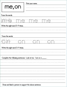 Worksheets For Playgroup - Download Free Printable Templates