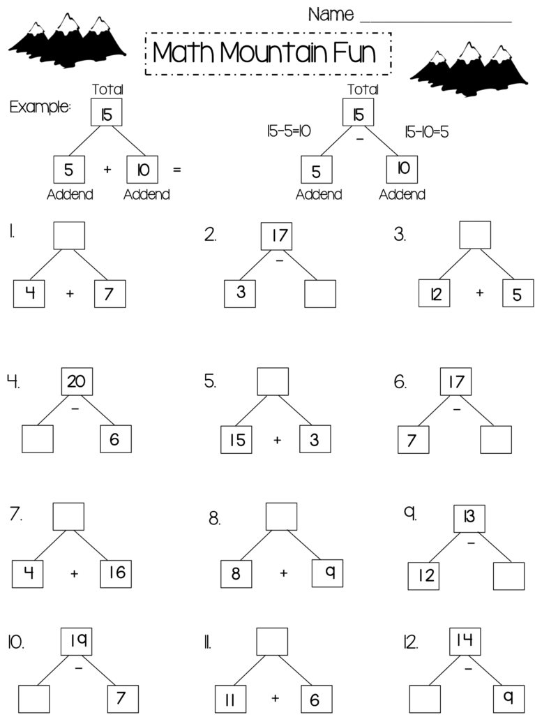 Second Grade Math Worksheets - Download Free Printable Templates
