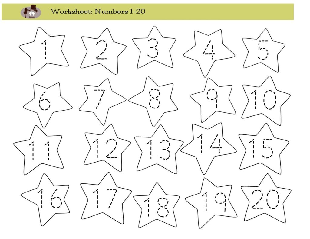 Traceable Number Worksheets - Download Free Printable Templates