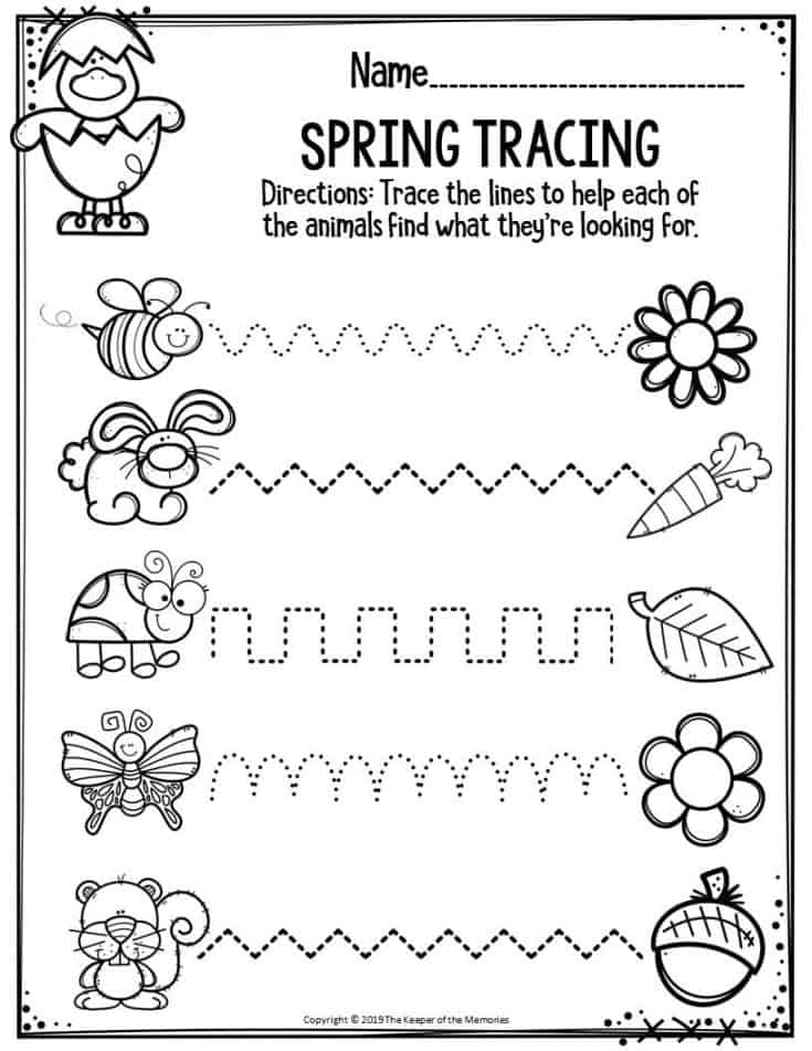 Spring Worksheets For Preschool - Download Free Printable Templates