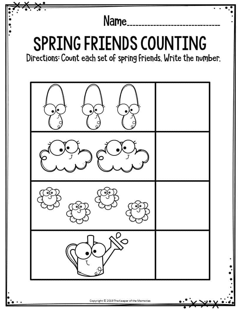 Spring Worksheets For Preschool - Download Free Printable Templates