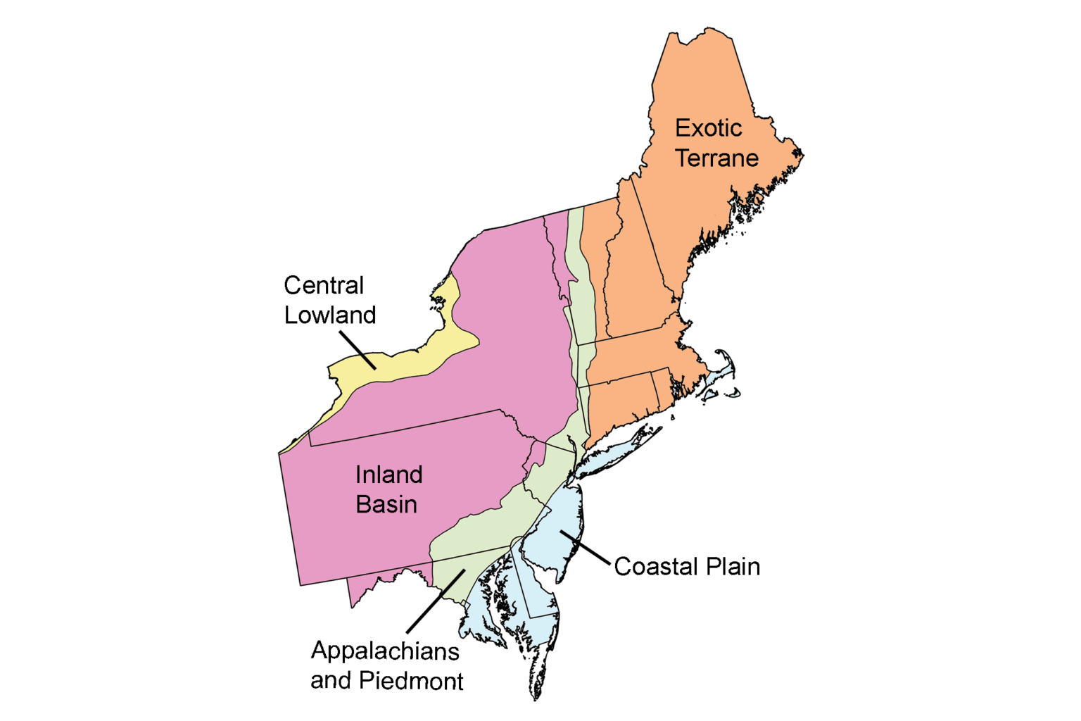 Printable Northeast Region Map - Download Free Printable Templates
